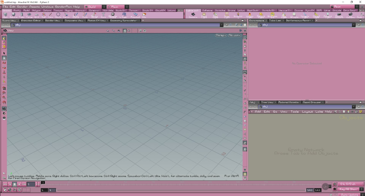 Houdini Custom Desktop Settings – Visual Crossing